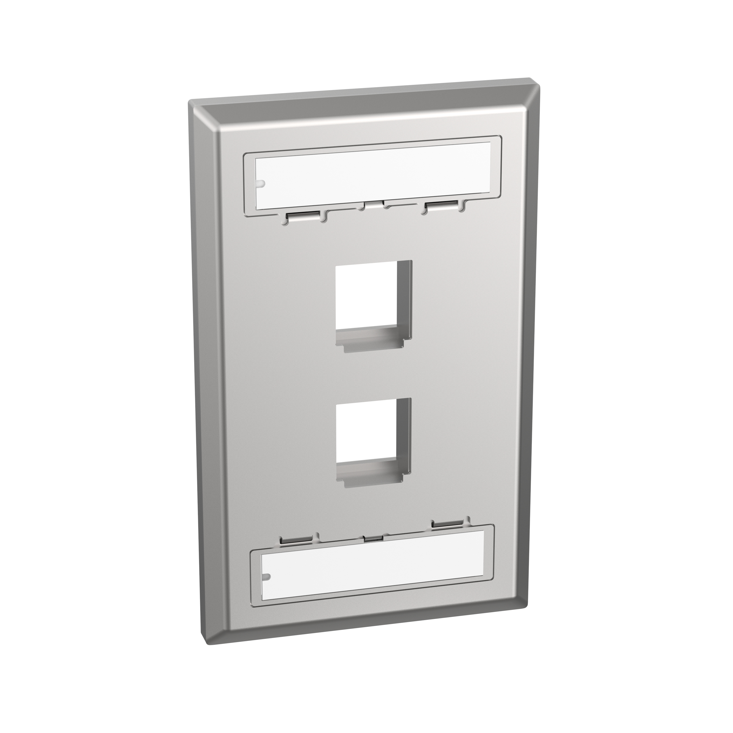 PAN NKF2S NetKey® Faceplate, 2-Port | Cooper Electric